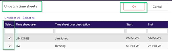 Process and Batch Time Sheets (+ Video)